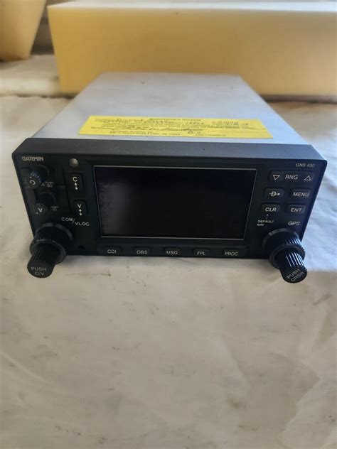 SOLD For Sale Garmin GNS 430W WAAS GPS NAV COMM 14 28 VDC 4200 OBO Upgrading Panel