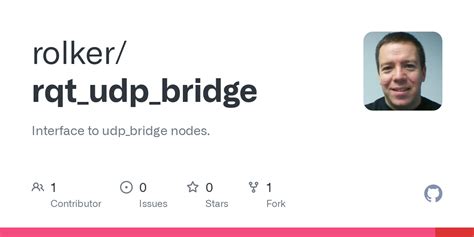 github rolker rqt udp bridge interface to udp bridge nodes