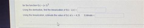 Solved For The Function F X X−3 3 Using The Derrivative
