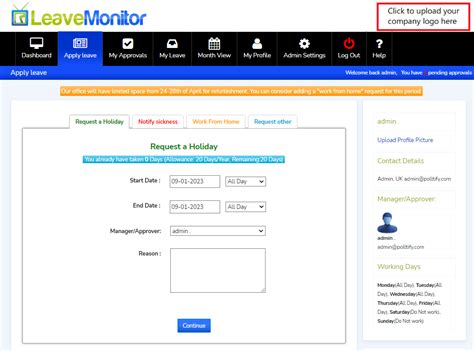 Leave Monitor Improvement Of Noticesmessages Display