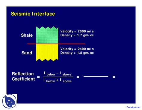 seismic interface seismology lecture slides docsity