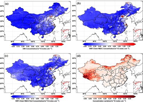 Comparison Of The Emission Inventory Wrf‐chem Simulation Results And