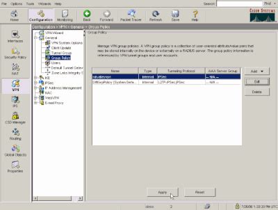 Configure Split Tunneling For VPN Clients On The ASA Cisco