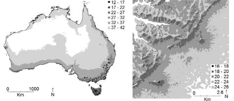 1 A Comparison Between The Distribution Of Eucalyptus Cypellocarpa Download Scientific Diagram