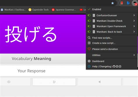 my scripts don t load together api and third party apps wanikani