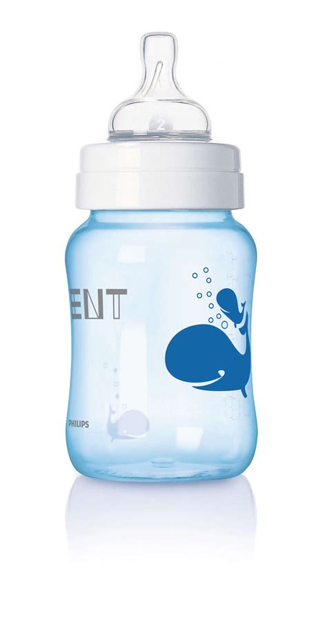 Бутылочка для кормления AVENT (АВЕНТ) голубая 260мл 81463