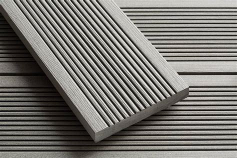 Smartboard Battleship Grey Composite Decking Smooth And Reeded