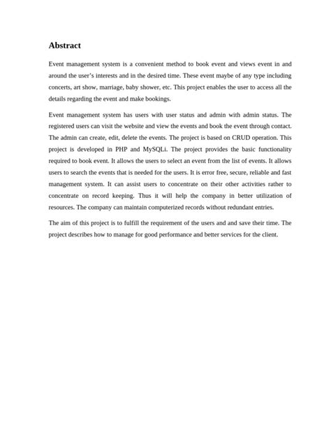 event management system documentation pdf java script computers