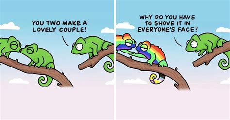 30 Fun Comics By Amee Wilson That Cover The Theme Of Sexual Identities Through Queer Chameleons