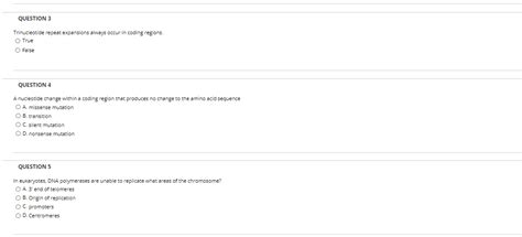 Solved Question 3 Trinucleotide Repeat Expansions Always