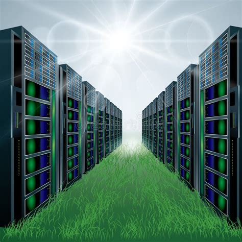 vector mapping of supercomputers stock vector illustration of security sunlight 131496062