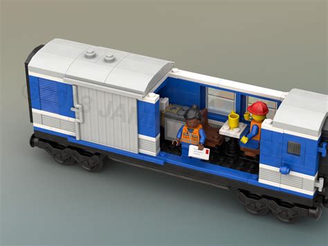 Lego Moc Baggage Car By Jamisonwieser Rebrickable Build With Lego