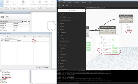 revisions on sheet w dynamo archi lab