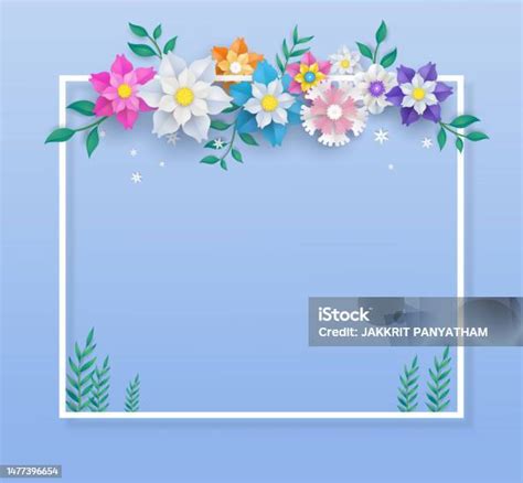 파스텔 색조의 현실적인 그림자가 있는 벡터 아트 디자인에서 자른 꽃 종이 프레임 또는 공간 잡지 웹 쇼핑몰의 간판 및 기타에 사용되는 텍스트 레이블을 추가합니다 0명에 대한