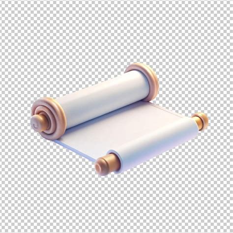 Scroll Icon Symbol 3d Premium Ai Generated Psd