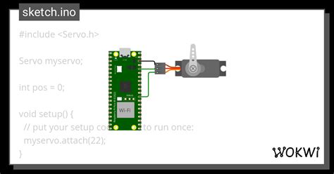 Servopractica Wokwi Esp32 Stm32 Arduino Simulator