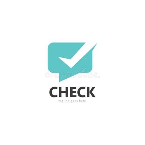 Checklist Check Mark Check Logo Template Vector Stock Vector Illustration Of Mark Vector