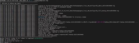 Performing Hadoop HDFS Backup Dell Hadoop Application Agent Hadoop Protection Dell