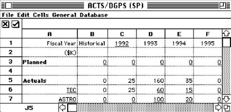 Examples Of Columns Rows And Cells Download Scientific Diagram