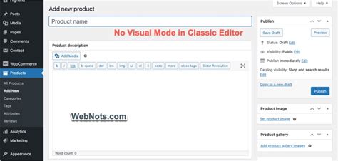How To View Text Or Code Editor Mode In Wordpress Site Webnots