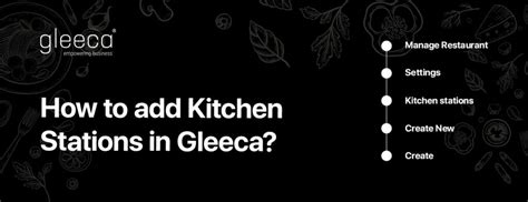 how to add kitchen stations in gleeca gleeca