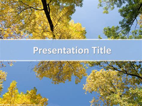 Free Trees PowerPoint Template Download Free PowerPoint PPT