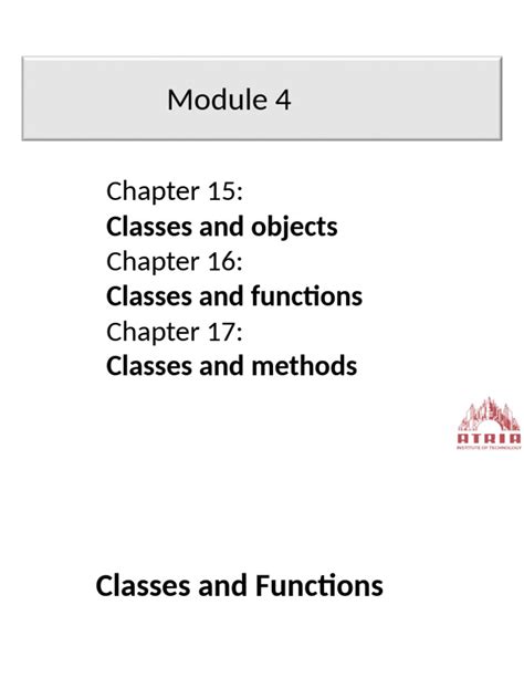 Ipp M5 C2 Classes Functions Download Free Pdf Function