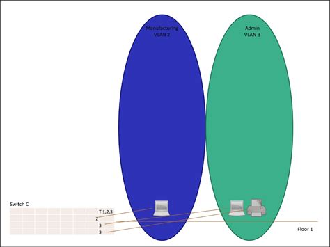 Draw A Network Diagram To Depict The Following With Vlan Id And Subnets