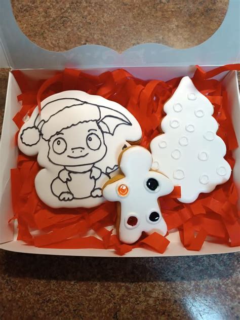 Пряники розмальовки новорічні різдвяні на миколая — ціна 19 грн у каталозі Пряники Купити