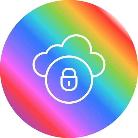 Cloud Security Vector Icon 27076904 Vector Art At Vecteezy