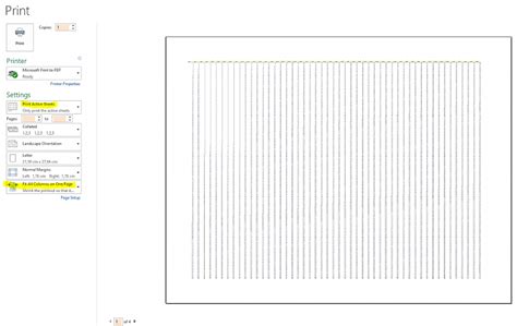 Excel Print Large Wide Spreadsheet Sideways And Continuously Windows