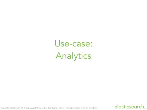 Elasticsearch Use Cases In Ecommerce Speaker Deck