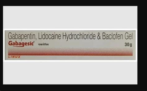 Gabapentin And Lidocaine Hydrochloride Gel Lidocaine And Gabapentin Gel Latest Price