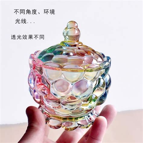 Разноцветная стеклянная ёмкость Jar Storage Candy Jars Glass Candy Jars