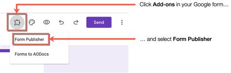 step 3 configure form publisher to generate documents documentation