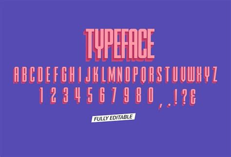 Effet De Style De Police Vecteur Premium