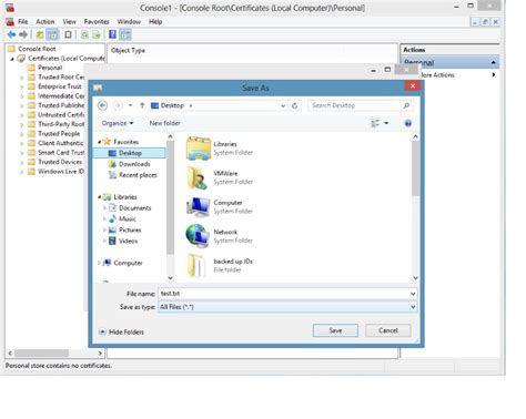 Generate A Csr Via Mmc Certificate Snap In Using Windows