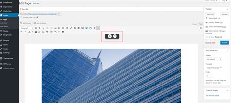 Editing Sections With Page Builder