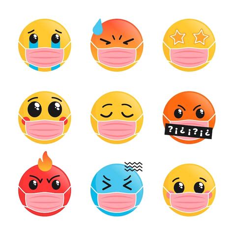 Printable Emoji Face Masks