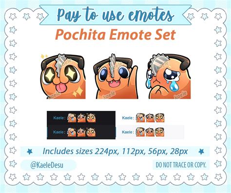 Csm P2u Cute Anime Emote Set For Twitch Discord Etsy
