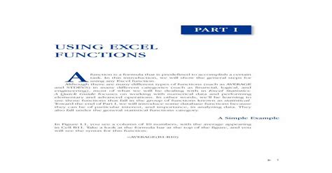 Pdf Using Excel Functions Dokumentips