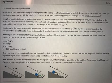 Solved Question4 5 Pts Consider The Following Experiment