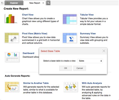 创建新的数据透视表 Zoho