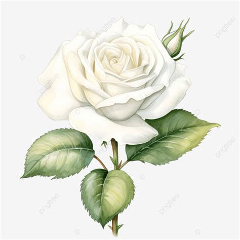 흰 장미 꽃 그림 그리기 하얀색 장미 꽃 Png 일러스트 및 이미지 에 대한 무료 다운로드 Pngtree