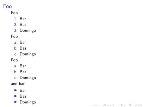 Enumitem Compact Lists In Beamer TeX LaTeX Stack Exchange