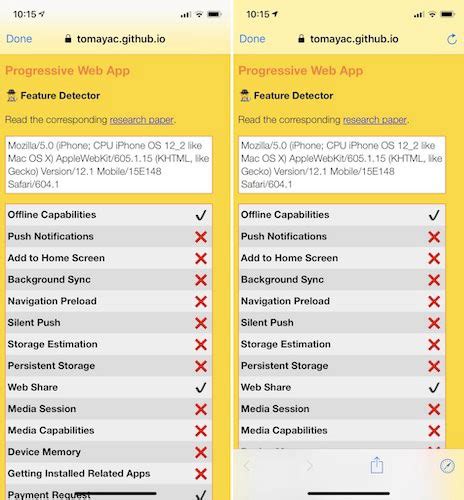 Progressive Web App Progress In Ios Beta Build E F