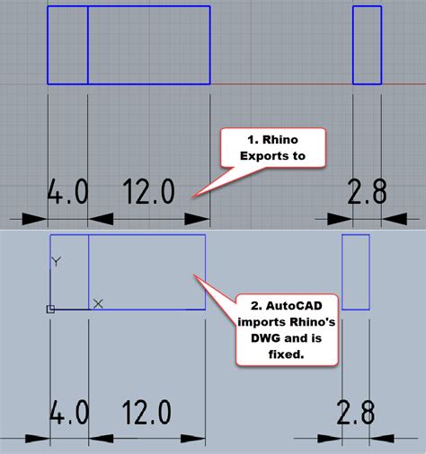 Exporting Linear Dimensions To Dwg Dxf File Rhino For Windows Mcneel Forum