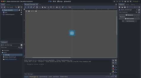Trying To Make 2d Top Down Movement In Godot Its My First Time And