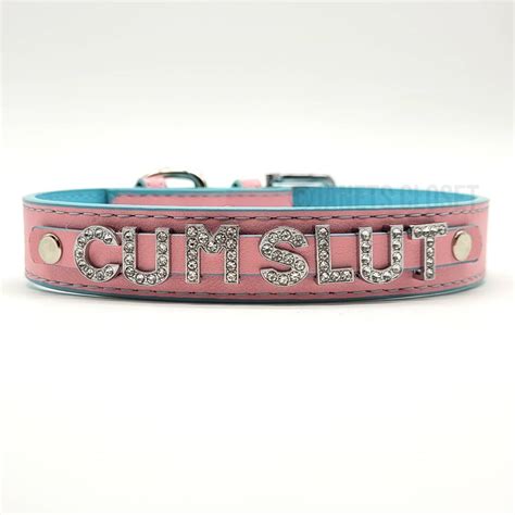 Express Yourself Collar Cumslut Pinkblue Janets Closet