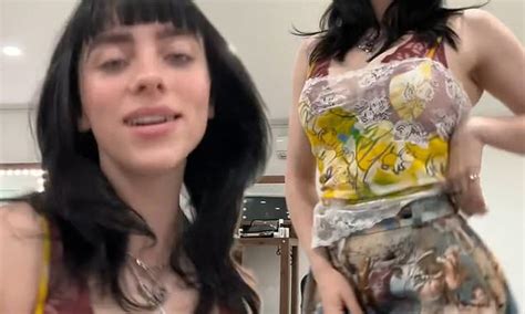 Billie Eilish Flaunts Cleavage In Sheer Top And Rants About Liars Who Don T Like Sweets